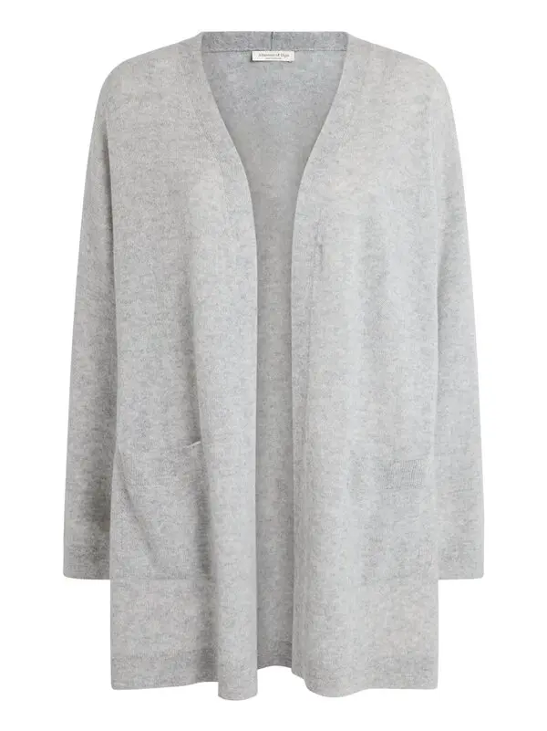 Johnstons Of Elgin Long Cashmere Cardigan - Grey