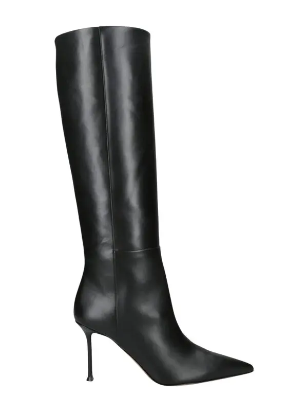 AQUAZZURA Leather Harper Knee-high Boots - Black