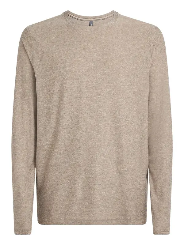 Vuori Strato Tech Long-sleeve T-shirt - Brown