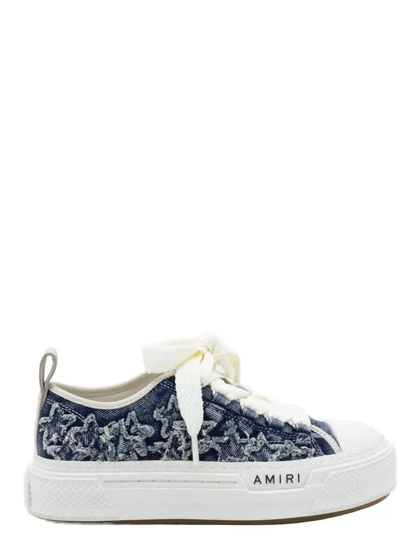 Amiri Distressed Denim Trainers - Blue