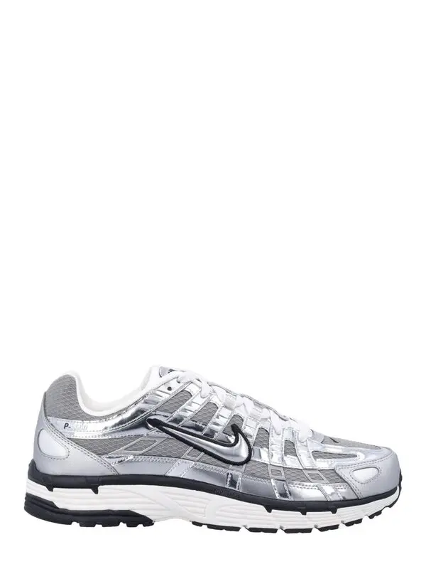 Nike P-6000 Metallic Trainers - Silver