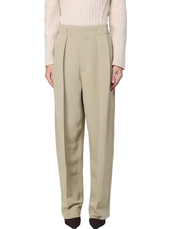 Victoria Beckham High-waisted Wide-leg Viscose Tailored Trousers - Grey