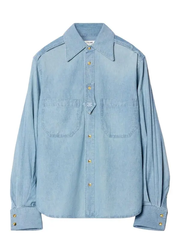 Celine Denim Shirt - Blue