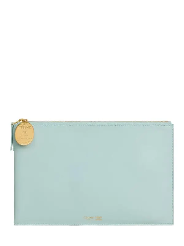 Celine Pouch With Medallion - Blue
