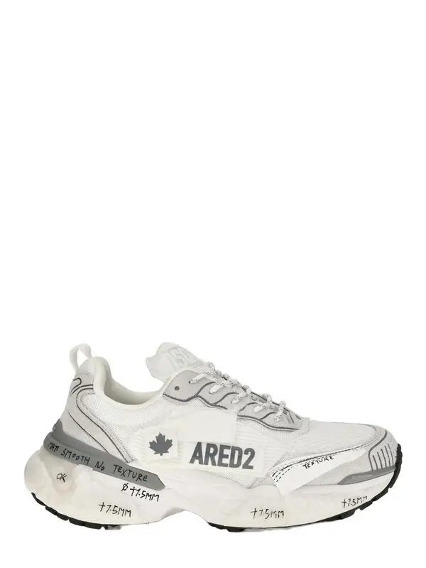 Dsquared2 Trainers With Graphic Detailing - White 1