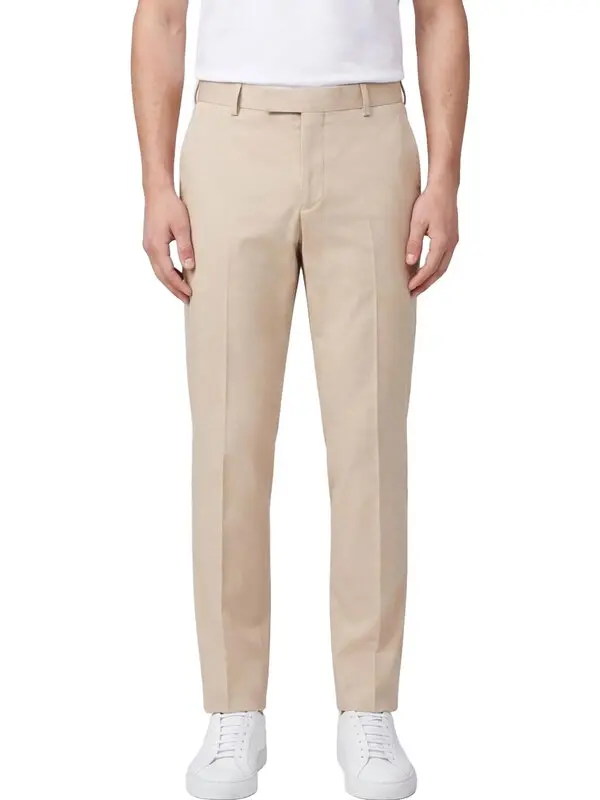 PT TORINO Slim Fit Stretch Cotton Chino Trousers - Sand