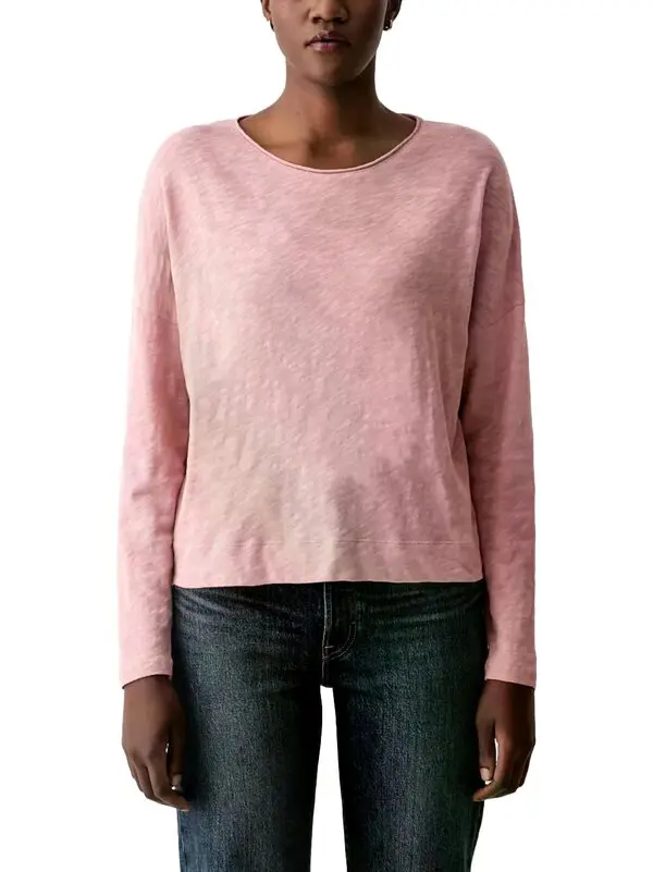 Marc O'polo Long-sleeve Crewneck T-shirt - Pink
