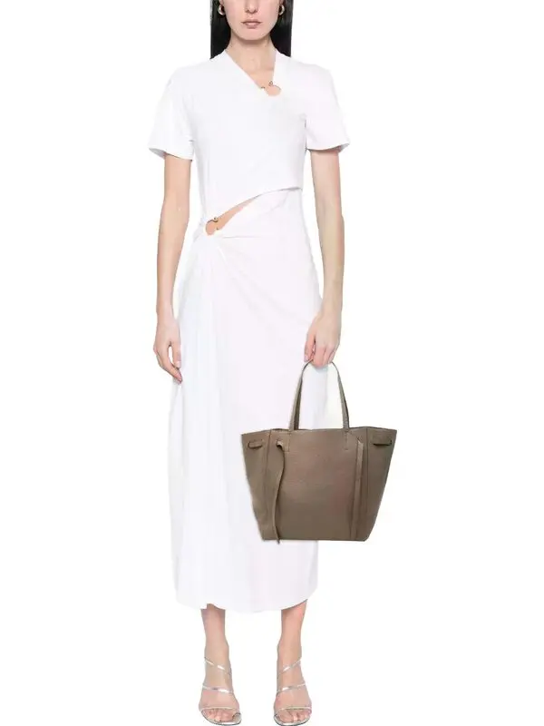 Celine Grained Calfskin Phantom Cabas Tote Bag - Brown