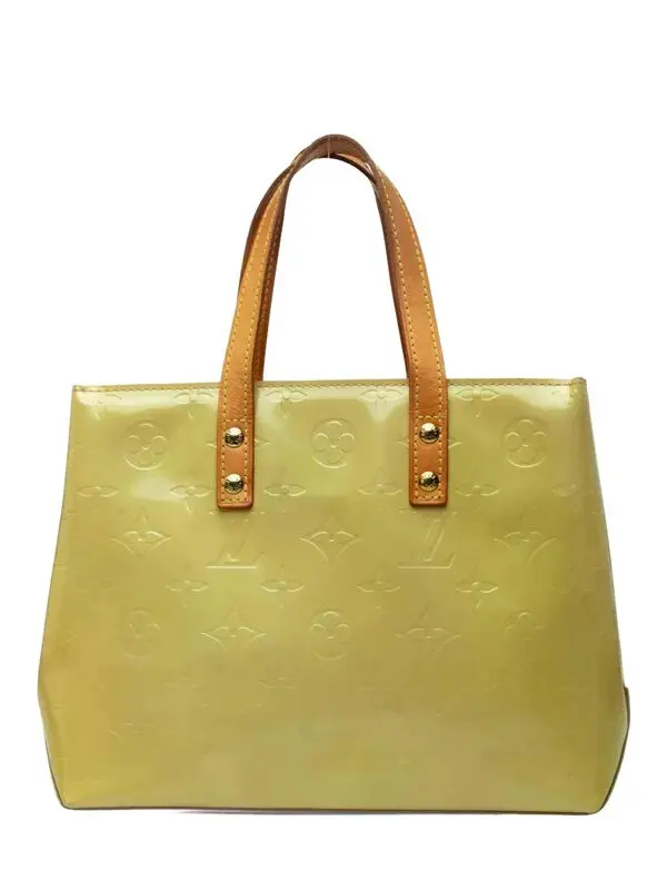 LOUIS VUITTON 2002 Monogram Vernis Reade Pm Handbag - Yellow