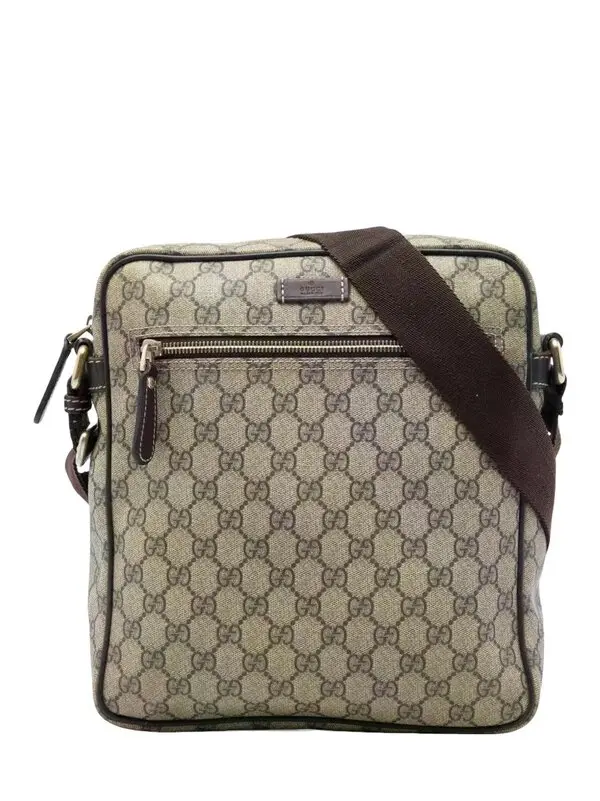 Gucci Gg Supreme Crossbody Bag - Neutrals