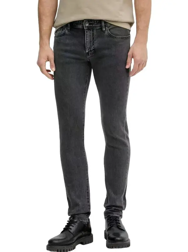 Armani Exchange Dark Faded Slim-fit Jeans - Grey