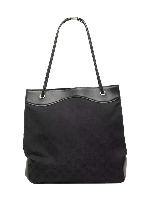 Gucci Gg Canvas Gifford Tote Bag - Black