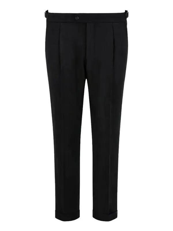FRANZESE COLLECTION Stefano De Martino Tailored Trousers - Black