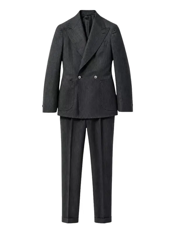 FRANZESE COLLECTION Rolls Royce Double-breasted Suit - Grey