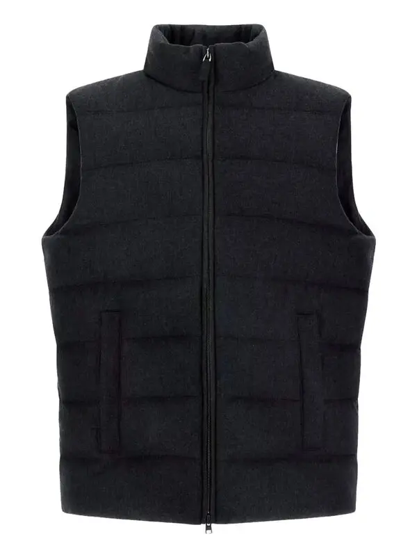 Herno Quilted Vest - Grey