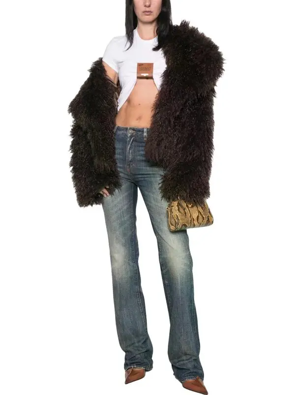 Amiri Monogram Charm Whiskered Straight-leg Jeans - Blue