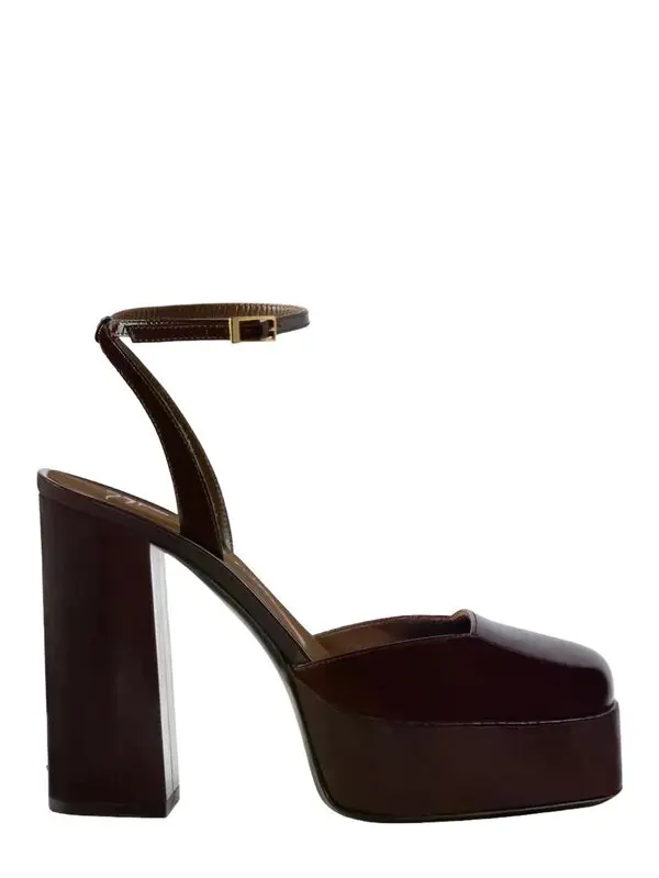GIUSEPPE ZANOTTI Mary Jane Platform Pumps - Red