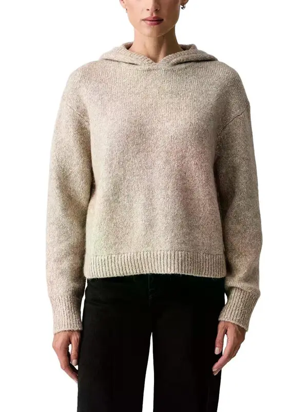 Marc O'polo Knitted Long-sleeve Hoodie - Neutrals