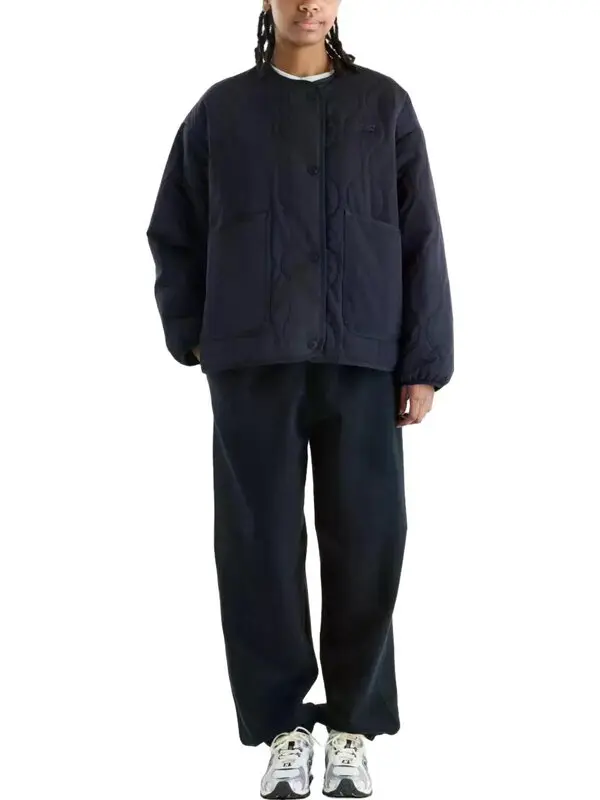NEW BALANCE Quilted Bomber Jacket - Blue
