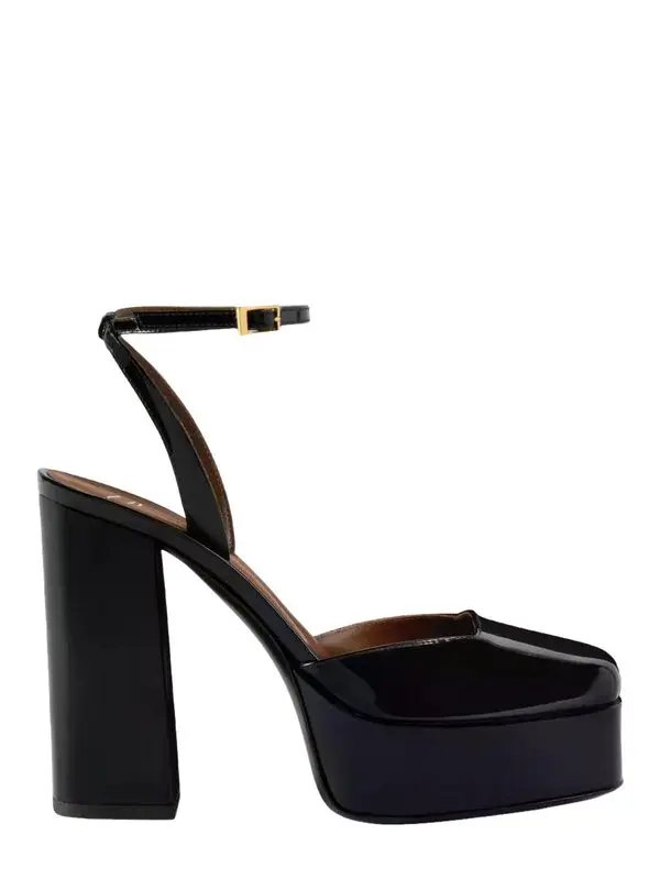 GIUSEPPE ZANOTTI Patent Leather Mary Jane Platform Heels - Black
