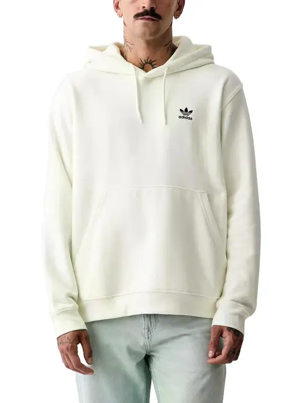 Adidas Embroidered Logo Hoodie - Neutrals