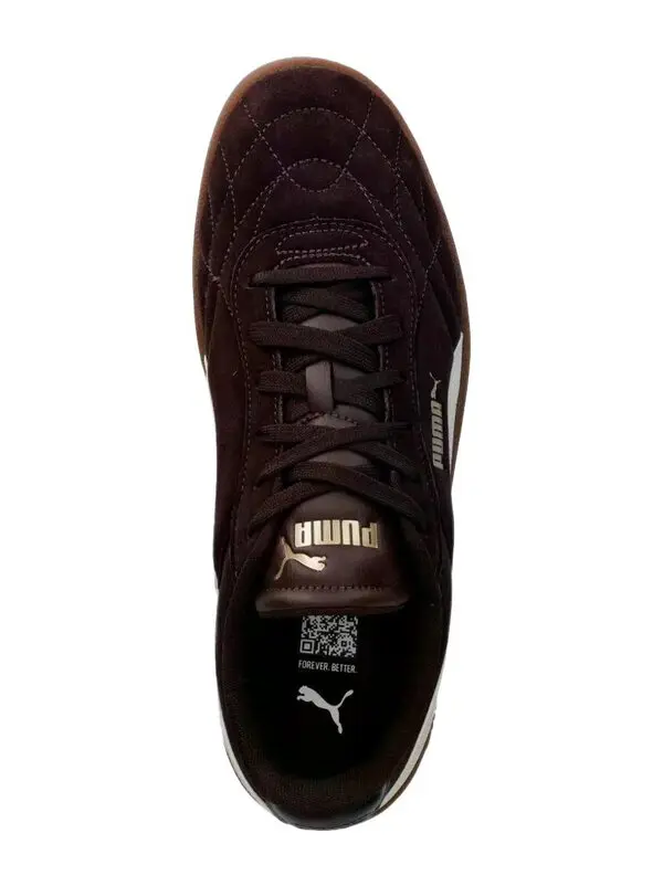 PUMA Quilted Suede Lace-up Sneakers - Brown