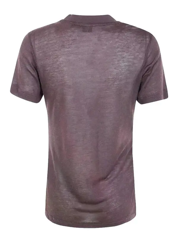 Filippa K Sheer Short-sleeve T-shirt - Brown