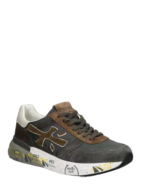 Premiata Mick Suede Panel Sneakers - Grey