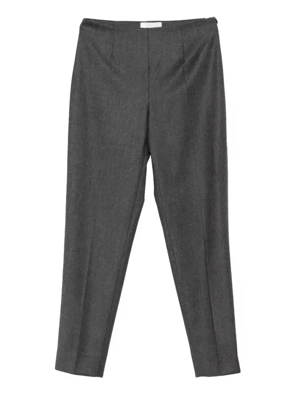 BERWICH Matilda Cropped Wool Trousers - Grey