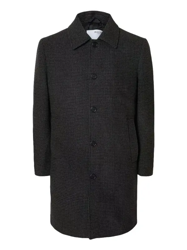 SELECTED Archive Single-breasted Coat - Grey