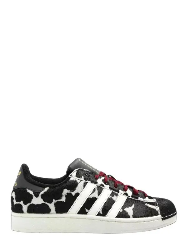 Adidas Superstar Ii Cow Print Sneakers - Black