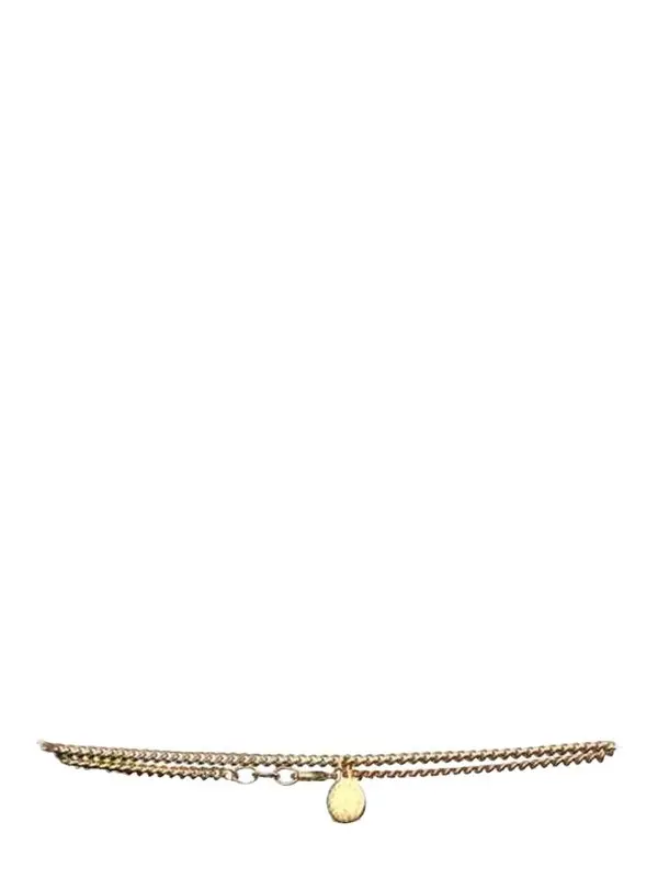 Stella McCartney Mink Ankle Chain Ballerina Flats - Brown