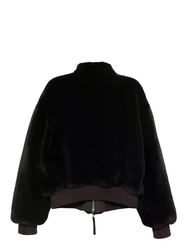 UTZON Shearling Bomber Jacket - Brown