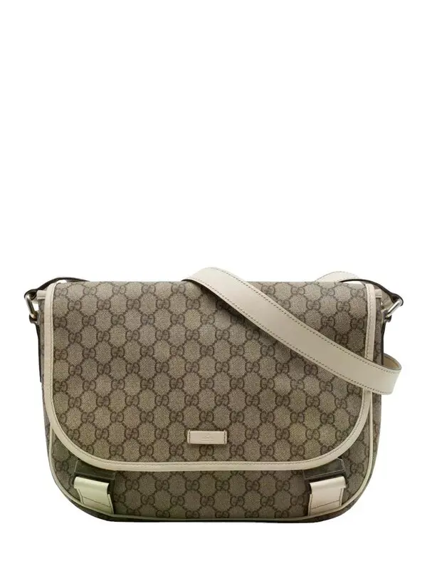 Gucci Gg Supreme Crossbody Bag - Neutrals
