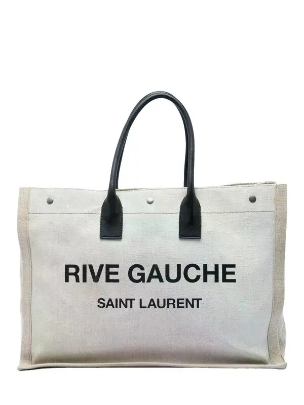 Saint Laurent Rive Gauche Tote Bag - Neutrals