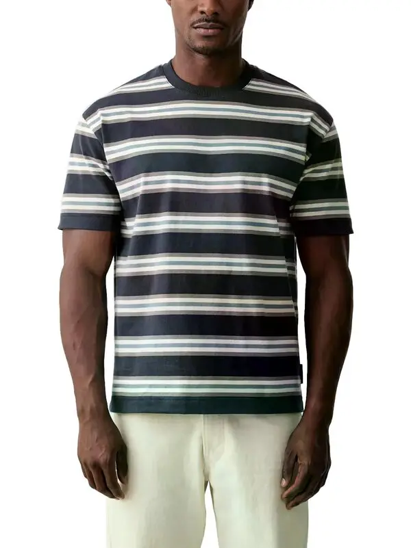 Marc O'polo Striped Short-sleeve T-shirt - Grey
