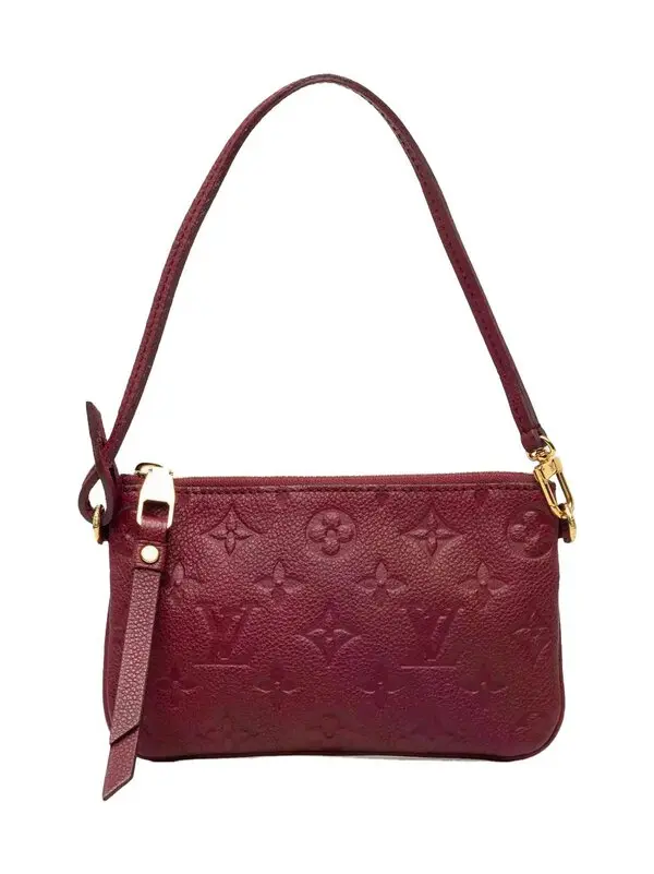 LOUIS VUITTON Monogram Empreinte Citadine Pochette - Red