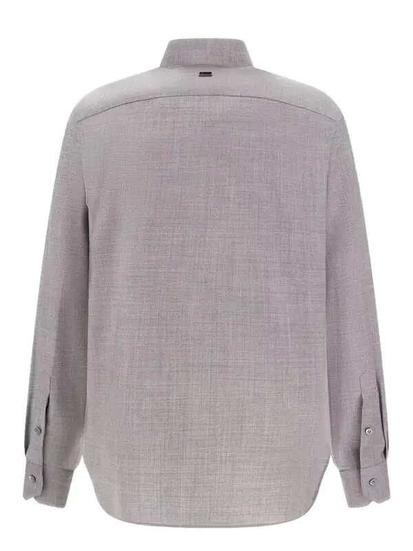 Herno Stretch-wool Shirt - Grey