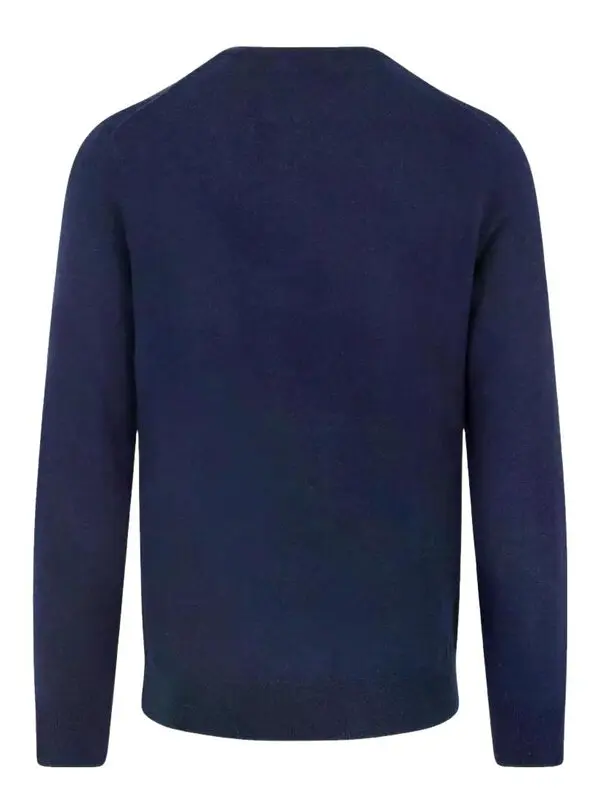 Polo Ralph Lauren Embroidered Logo Crew Neck Sweater - Blue