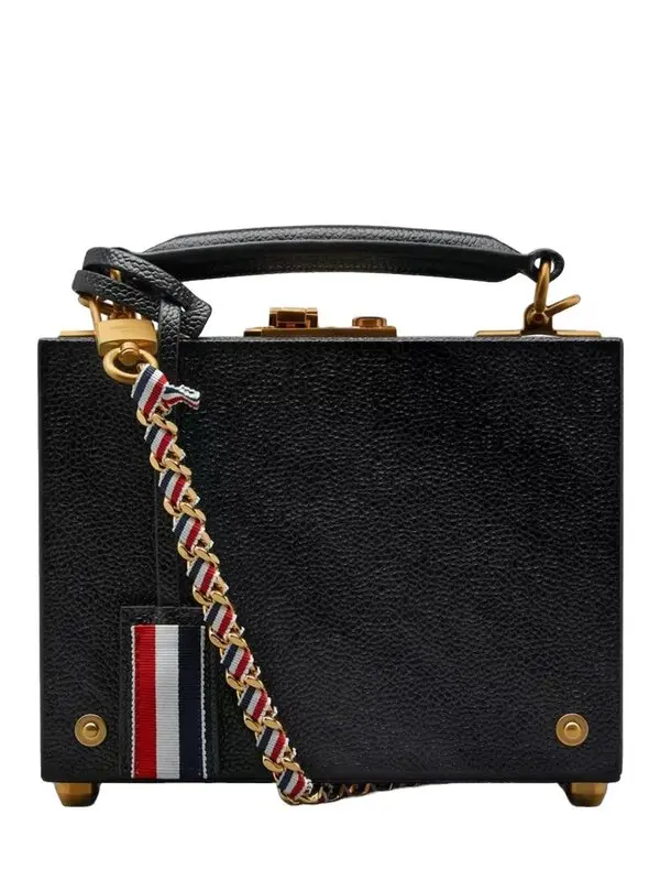 Thom Browne Pebble Grain Hector Micro Attache Case - Black