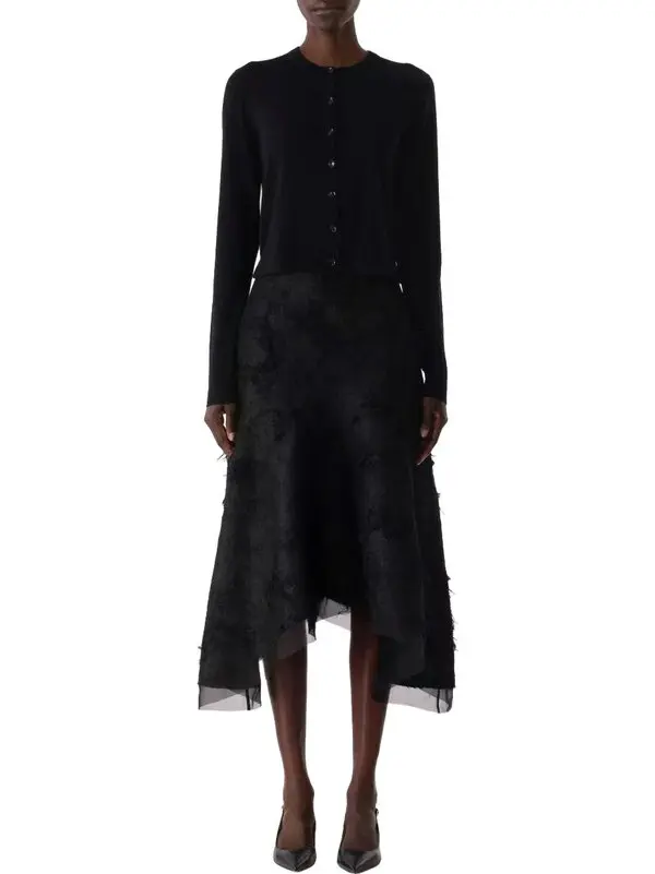 JASON WU Twill-back Cardigan - Black