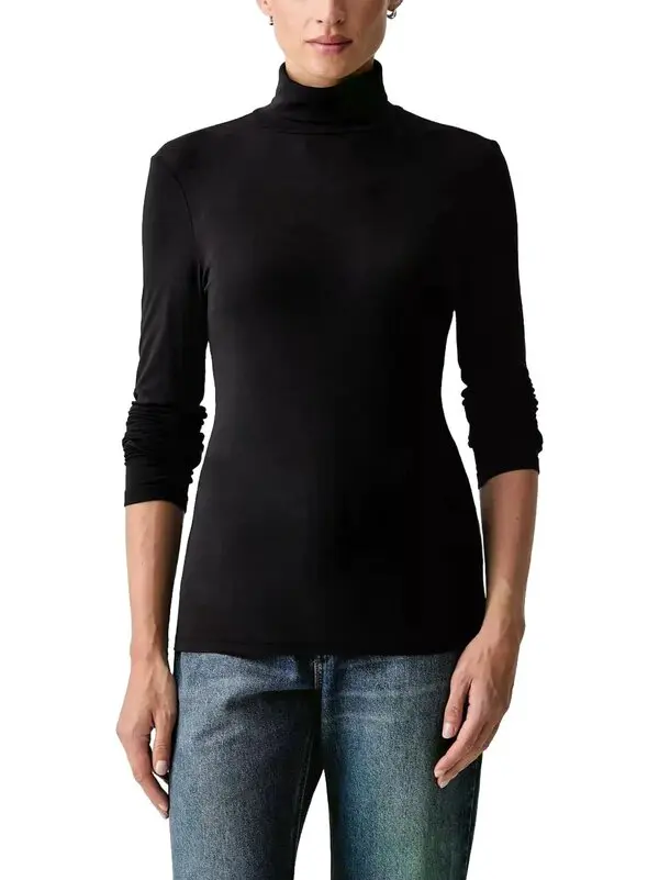 Marc O'polo Roll-neck Long-sleeve Top - Black