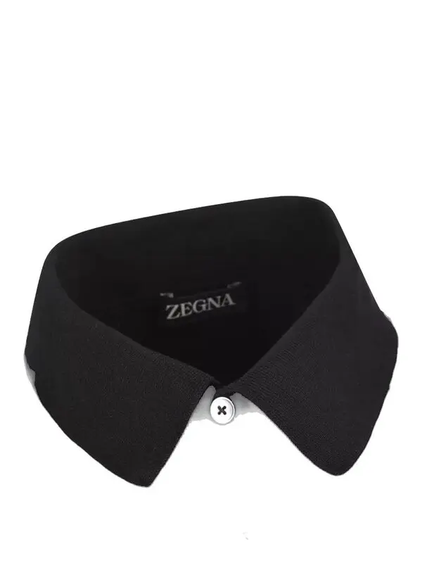 Zegna Short-sleeve Piqué Polo Shirt - Black