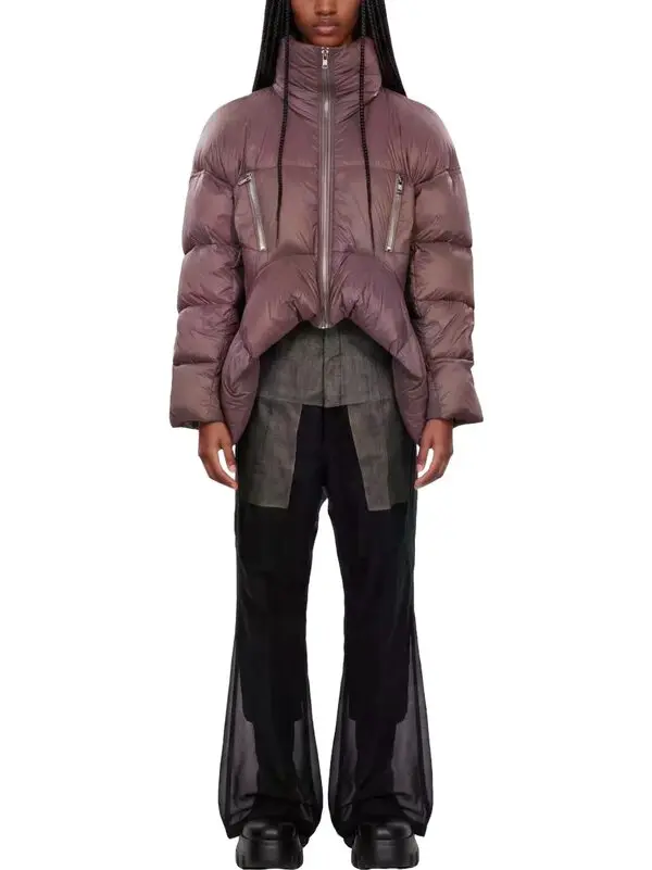 Rick Owens Quilted High-neck Jacket - Red