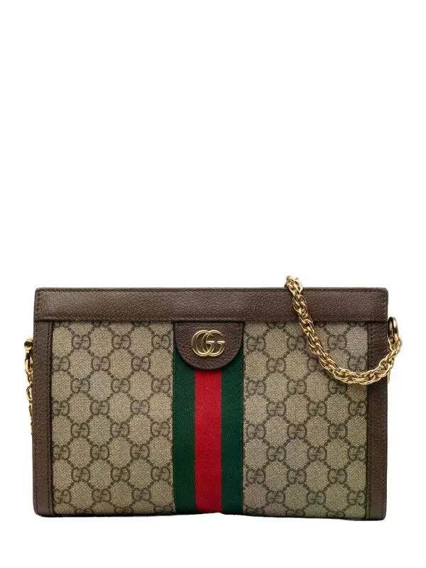 Gucci Ophidia Chain Crossbody Bag - Neutrals