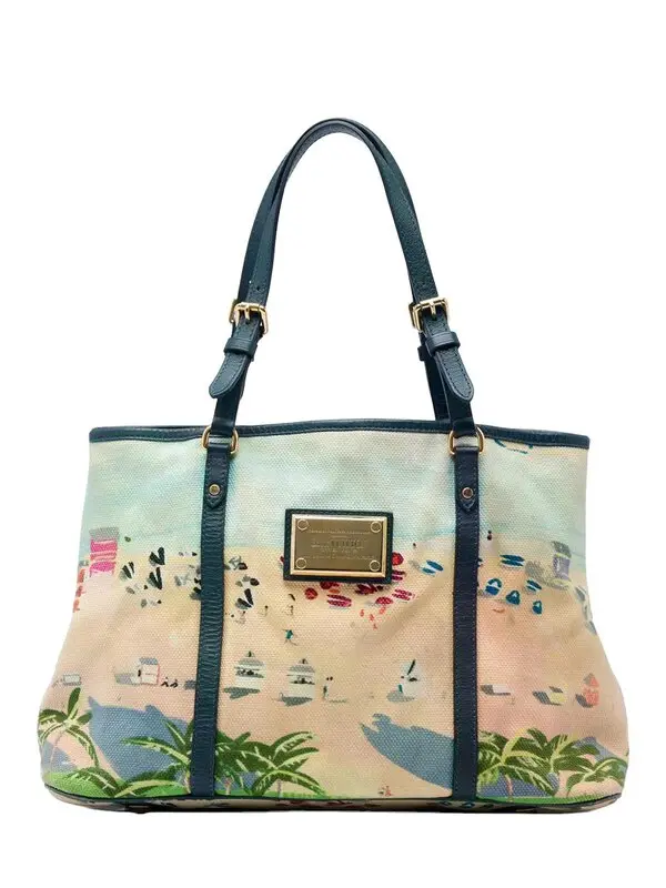 LOUIS VUITTON Cabas Promenade Pm Tote Bag - Blue