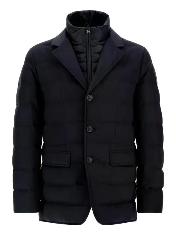Herno Nylon Ultralight Quilted Jacket - Blue