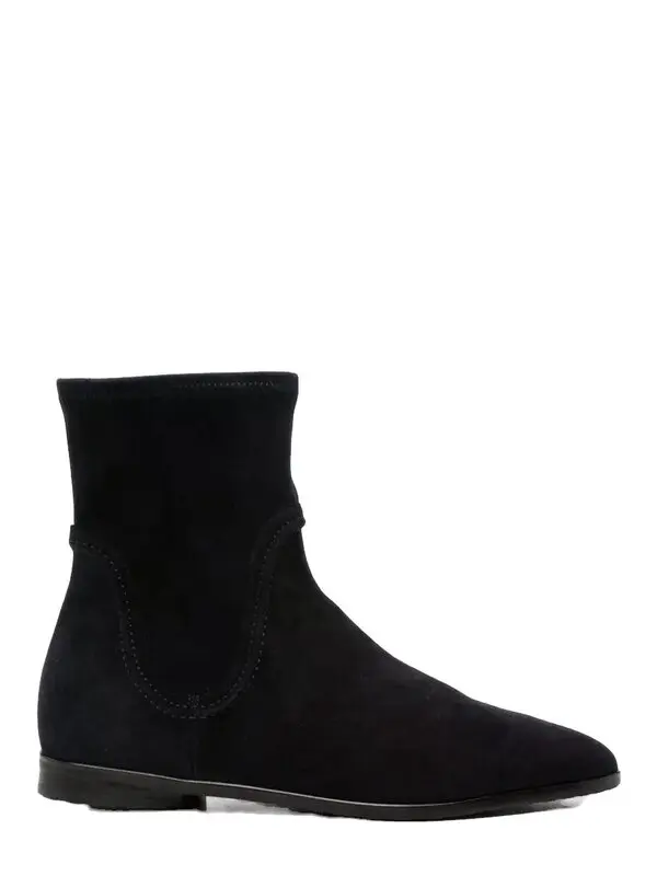 TRUMAN´S Truman's Suede Pointed-toe Ankle Boots - Blue