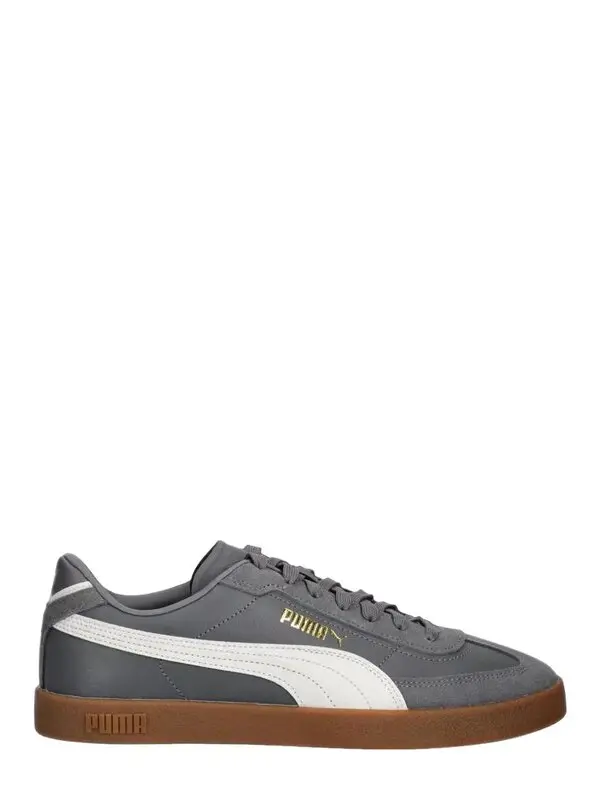 PUMA Panelled Logo Print Sneakers - Grey