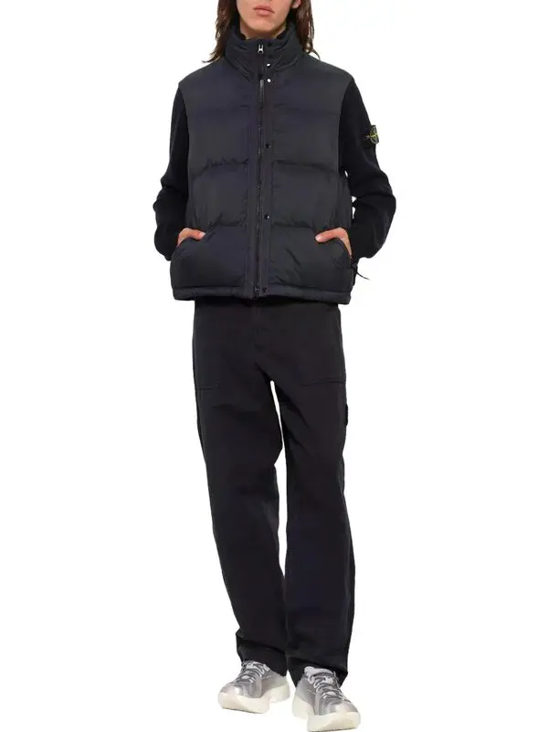 Stone Island G100004 Matt Ripstop Cordura Padded Gilet - Blue